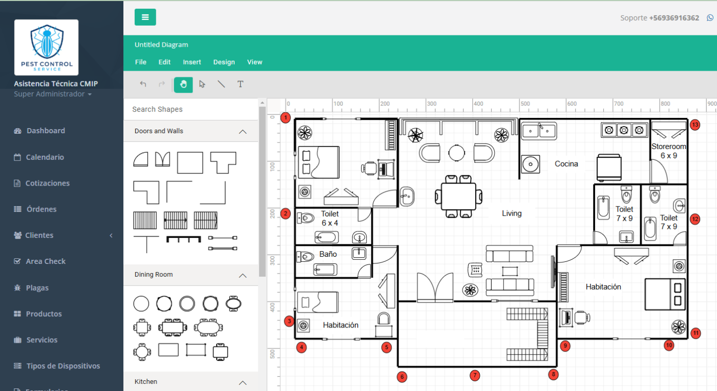 Central MIP | Software Control de Plagas | DEMO GRATIS