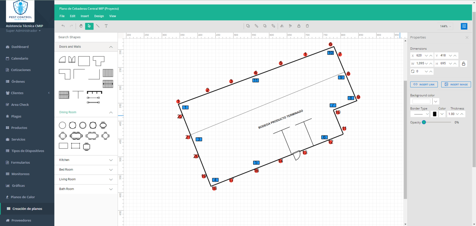 Central MIP | Software Control de Plagas | DEMO GRATIS